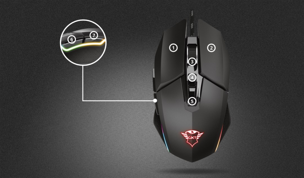 GXT 950 Idon Illuminated Gaming Mouse